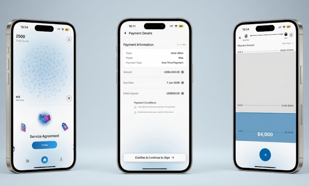 Agreement & Contract Invoice Platform — IOU Marker